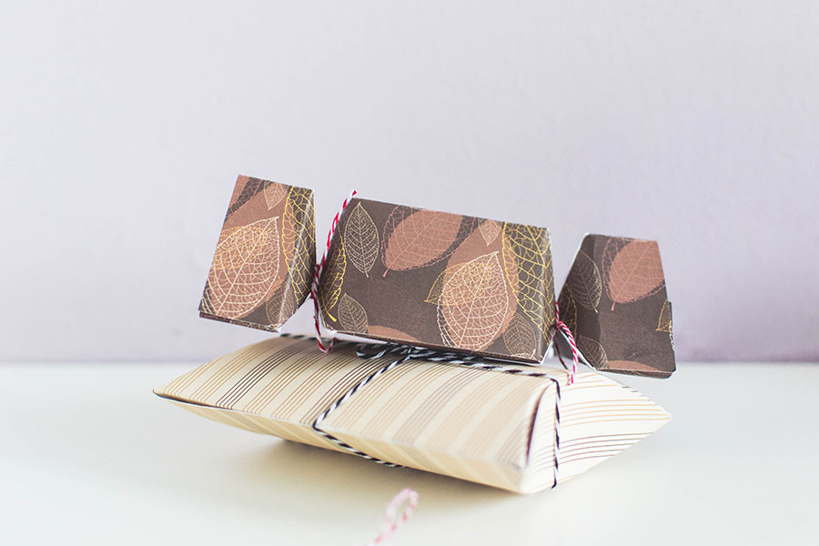 Foldable Autumn DIY Gift Packages