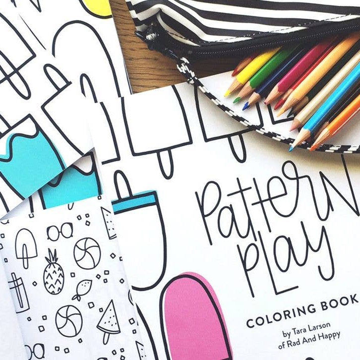 Coloring Book, Pattern Play
